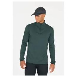 Funktionsshirt Endurance "Toko", Herren, Gr. M, gr&uuml;n (dunkelgr&uuml;n), 94% Polyester, 6% Elasthan, unifarben, lang, Rundhals, Shirts Funktionsshirt, aus stretchigem und atmungsaktivem Material