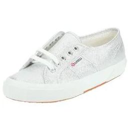 Sneaker Superga "Superga Sneaker Textil", Damen, Gr. 37, silber, Textil, Schuhe Sneaker