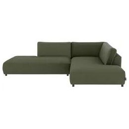 Ecksofa Musterring "Lucia", gr&uuml;n (oliv), B:304cm H:81cm T:224cm, 100% Polyester, Sofas, Ecksofa, mit gro&szlig;em Longchair, verschiedene Farben, B304 x T224 cm