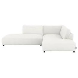 Ecksofa Musterring "Lucia", wei&szlig;, B:304cm H:81cm T:224cm, 100% Polyester, Sofas, Ecksofa, mit gro&szlig;em Longchair, verschiedene Farben, B304 x T224 cm
