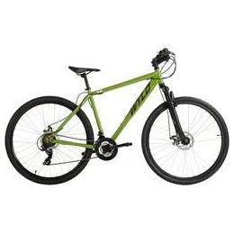 Mountainbike WYLD "Mountainbike Hardtail Twentyniner 29&ldquo; Heist gr&uuml;n 21 G&auml;nge RH 51 cm" Gr. 51, gr&uuml;n (gr&uuml;n, schwarz), Fahrr&auml;der, Herren, 51cm, 29 Zoll (73,66cm) hinten: 29 Zoll (73,66cm)
