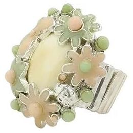 Fingerring "Wiese", bunt (multi), Collezione Alessandro, Fingerringe, Damen, Messing, Fingerring