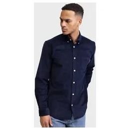 REDEFINED REBEL EST. 2013 Langarmhemd REDEFINED REBEL "Redefined Rebel Shirt RRPark Shirt Corduroy REGULAR FIT", Herren, Gr. S, Normalgr&ouml;&szlig;en, blau (navy blazer), Cord, 98% Baumwolle, 2% Elasthan, Hemden