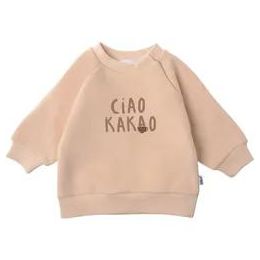 Sweatshirt Liliput "Ciao Kakao", M&auml;dchen, Gr. 110/116, beige, 80% Baumwolle, 20% Polyester, bedruckt, normal, Rundhals, Sweatshirts Sweatshirt, mit lustigem Kakao-Print