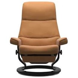 Relaxsessel stressless "View", new caramel batick, B:91cm H:109cm T:82cm, Leder BATICK: BATICK ist ein leicht korrigiertes, durchgef&auml;rbtes und genarbtes M&ouml;belleder, bei dem die meisten Unebenheiten und Spuren in der Regel entfernt wurden.;Leder PALOMA: PALOMA ist ein durchgef&auml;rbtes Semianilin-M&ouml;belleder mit nat&uuml;rlicher Narbung.;ROHLEDER Stoff Q2 FARON: Ein fester zuverl&auml;ssiger Boucl&eacute; mit einem str