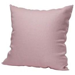 Dekokissen HOMING "St. Tropez" Gr. 1, rosa (rosa, unifarben), B:40cm L:40cm, Polyester, Dekokissen_Sitzkissen_Kissenh&uuml;llen, Pflegeleicht