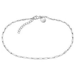 Fu&szlig;kette Vivance "925/- Sterling Silber rhodiniert St&auml;bchen", wei&szlig;, Fu&szlig;ketten, Damen, 23+3cm, Silber 925 (Sterlingsilber), gl&auml;nzend