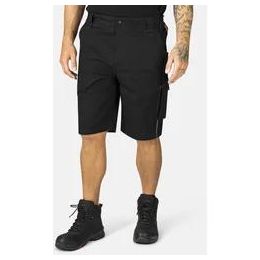 Arbeitsshorts HERO by John Medoox "TACOMA Pro Workwear Arbeits-Cargoshorts", Herren, Gr. 48, schwarz, Sweatware, 65% Polyester, 35% Baumwolle, gerade kurz, Hosen, Arbeits-Cargoshorts Funktionsqualit&auml;tf&uuml;r Herren