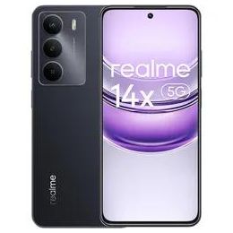 REALME Smartphone "14x 5G 128GB", schwarz (carbon schwarz), 128 GB, Mobiltelefone