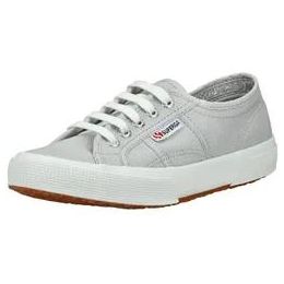 Sneaker Superga "Superga Sneaker Baumwolle", Damen, Gr. 38, grau (hellgrau), Textil, Schuhe Sneaker