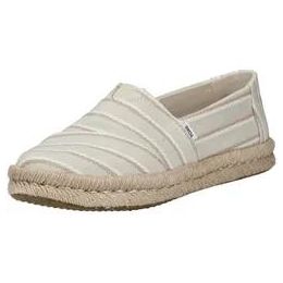 Toms Shoes Espadrille TOMS "TOMS Halbschuhe Textil", Herren, Gr. 37, beige (natural), Textil, Schuhe Espadrille