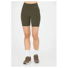 Lauftights Endurance "Ranviegh", Damen, Gr. 44, EURO-Gr&ouml;&szlig;en, gr&uuml;n (dunkelgr&uuml;n), 77% Polyamid, 23% Elasthan, unifarben, Hosen, aus schnell trocknendem Material