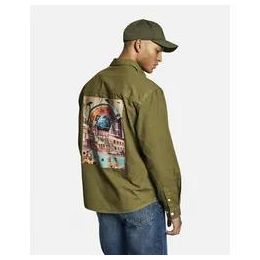 REDEFINED REBEL EST. 2013 Langarmhemd REDEFINED REBEL "Redefined Rebel Shirt RRJack Shirt", Herren, Gr. XXL, Normalgr&ouml;&szlig;en, gr&uuml;n (schwarz olive), Web, 100% Baumwolle, Hemden