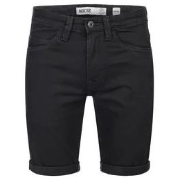 Shorts INDICODE "Inkadeu", Herren, Gr. Gr&ouml;&szlig;e XXL - Gr. 2XL, Normalgr&ouml;&szlig;en, schwarz (ultra schwarz), 98% Baumwolle, 2% Elasthan, Hosen Shorts, mit 5-Pocket Design