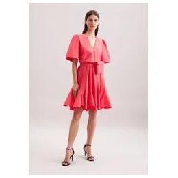 Sommerkleid Seidensticker "Schwarze Rose", Damen, Gr. S (36), Normalgr&ouml;&szlig;en, rosa (rosa, pink), 97% Baumwolle, 3% Elasthan, unifarben, regular fit, V-Ausschnitt, Kleider Sommerkleid, V-Neck Uni