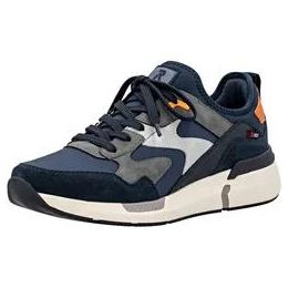 Sneaker Rieker "Rieker Sneaker Lederimitat", Herren, Gr. 40, blau (navy, grau), Lederimitat, Schuhe Sneaker