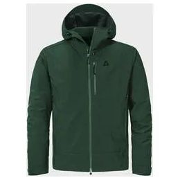 Sch&ouml;ffel Outdoorjacke SCH&Ouml;FFEL "Mountain Softshell Jk Style Milagle MNS", Herren, Gr. 56, gr&uuml;n (6965, gr&uuml;n), Oberstoff: Aussenseite: 92% Polyester, 8% Elasthan, Innenseite: 100% Polyester; (Membran: Thermoplastisches Polyurethan); Oberstoff Einsatz: 92% Polyester, 8% Elasthan, regular fit, Jacken Outdoorjacke
