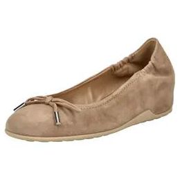 H&ouml;gl Keilpumps H&Ouml;GL "H&ouml;gl Pumps Veloursleder", Damen, Gr. 39, beige (taupe), Veloursleder, Schuhe
