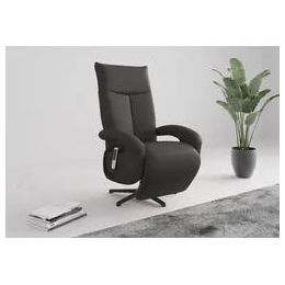 Sit & More TV-Sessel SIT & MORE "Amica, inkl. Kopfteilverstellung & Drehfunktion", anthrazit, B:74cm H:112cm T:82cm, Sessel, wahlweise mit 2 Motoren, Akku und Aufstehhilfe