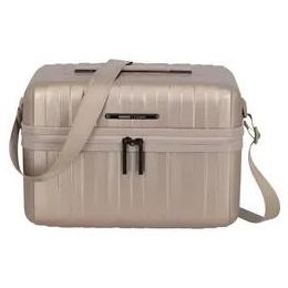 Beautycase Travelite "BARBARA NOVELTY Kosmetikkoffer", Damen, Gr. B/H/T: 37cm x 27cm x 22cm, satin, Polycarbonat, unifarben, Taschen