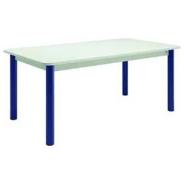 Esstisch Tom Tailor HOME "COLOR TABLE", blau (fresh sage 08, cobalt blau 04, fresh sage 08), B:180cm H:76cm T:100cm, Tische, Esstisch, Esstisch, 4-Fu&szlig;, 3 Gr&ouml;&szlig;en, 3 Dekorfarben, 4 Fu&szlig;farben, ABS-Kante