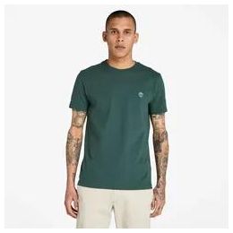 T-Shirt Timberland "DUNSTAN RIVER Short Sleeve Tee", Herren, Gr. XXL, gr&uuml;n gables, Single Jersey, Obermaterial: 100% Baumwolle, Rundhals, Shirts T-Shirt