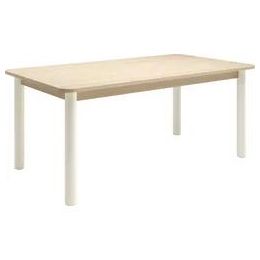 Esstisch Tom Tailor HOME "COLOR TABLE", wei&szlig; (light oak 05, off, wei&szlig; 02, light oak 05), B:180cm H:76cm T:100cm, Tische, Esstisch, Esstisch, 4-Fu&szlig;, 3 Gr&ouml;&szlig;en, 3 Dekorfarben, 4 Fu&szlig;farben, ABS-Kante