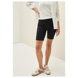 Radlerhose Cecil, Damen, Gr. M (40), N-Gr, schwarz, Web, Obermaterial: 97% Baumwolle, 3% Elasthan, unifarben, eng kniefrei, Hosen Radlerhose, mit elastischem Bund