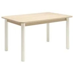 Esstisch Tom Tailor HOME "COLOR TABLE", wei&szlig; (light oak 05, off, wei&szlig; 02, light oak 05), B:140cm H:76cm T:90cm, Tische, Esstisch, Esstisch, 4-Fu&szlig;, 3 Gr&ouml;&szlig;en, 3 Dekorfarben, 4 Fu&szlig;farben, ABS-Kante