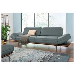 3-Sitzer "CR.420, Designsofa, Loungesofa", blau (wasserblau, steingrau), B:232cm H:117cm T:129cm, CREATION BY ROLF BENZ, Sofas, in 2 Qualit&auml;ten, Holzrahmen in Eiche Natur oder Nu&szlig;baum, Breite 232 cm