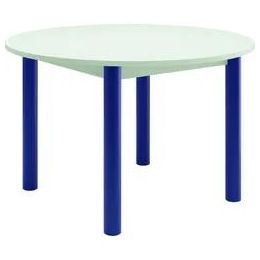 Esstisch Tom Tailor HOME "COLOR TABLE", blau (fresh sage 08, cobalt blau 04, fresh sage 08), B:120cm H:76cm T:120cm, Tische, Esstisch, Esstisch, 4-Fu&szlig;, 3 Gr&ouml;&szlig;en, 3 Dekorfarben, 4 Fu&szlig;farben, ABS-Kante