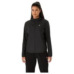Laufjacke asics "asics CORE JACKET", Gr. XS (34), schwarz (performance schwarz), Web, Obermaterial: 100% Polyester, hoch geschlossener Ausschnitt, eingesetzt elastischer Bund, Jacken, &Uuml;bergangsjacke