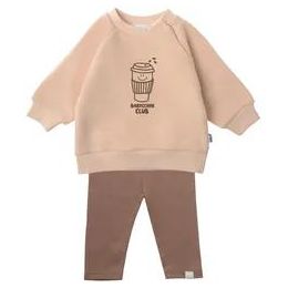 Erstausstattungspaket Liliput "Babyccino Club", M&auml;dchen, Gr. 98/104, beige (beige, braun), 95% Baumwolle, 5% Polyester, KOB Set-Artikel Erstausstattungspaket, mit niedlichem Babyccino Club-Print