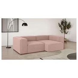 Ecksofa OTTO HOME "XL HAILY L-Form, Modularsofa extra tief, Sitztiefe 100/130 cm", rot (coral), B:260cm H:72cm T:160cm, 100% Polyester, Sofas, Ecksofa, als Modul oder separat verwendbar, f&uuml;r individuelle Zusammenstellung