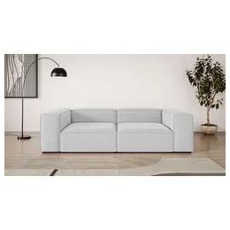 Big-Sofa OTTO HOME "XL HAILY Modularsofa extra tief, Sitztiefe 100 cm", beige (creme), B:260cm H:72cm T:130cm, 100% Polyester, Sofas, Big-Sofa, als Modul oder separat verwendbar, f&uuml;r individuelle Zusammenstellung