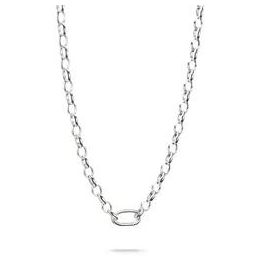 Charm-Kette Thomas Sabo "Charm Club Connect: mit einem Connect Link" Gr. 50, silber (silberfarben), Halsketten, Damen, 50, Silber 925 (recycelt), B: 16,5mm, B:16,5mm