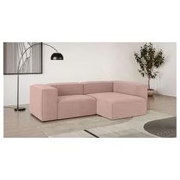 Ecksofa OTTO HOME "HAILY L-Form links/rechts, Modularsofa, Sitztiefe 70/130 cm", rot (coral), B:260cm H:72cm T:160cm, 100% Polyester, Sofas, Ecksofa, als Modul oder separat verwendbar, f&uuml;r individuelle Zusammenstellung
