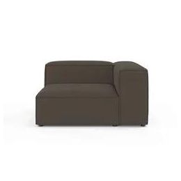 Sofa-Eckelement OTTO HOME "HAILY Sessel mit Armlehne links/rechts, Ma&szlig;e B/T/H: 130/100/72 cm", braun, B:130cm H:72cm T:100cm, 100% Polyester, Polsterelemente, als Modul oder separat verwendbar, f&uuml;r individuelle Zusammenstellung