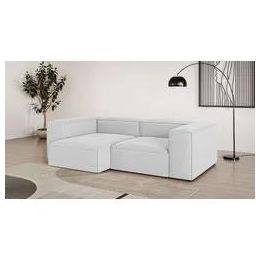 Ecksofa OTTO HOME "XL HAILY L-Form, Modularsofa extra tief, Sitztiefe 100/130 cm", grau (hellgrau), B:260cm H:72cm T:160cm, 100% Polyester, Sofas, Ecksofa, als Modul oder separat verwendbar, f&uuml;r individuelle Zusammenstellung