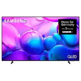 Samsung QLED-Fernseher "GQ85Q6FAAU QLED-Fernseher", Energieeffizienz: G (A-G), schwarz, 85 &prime;&prime;, Fernseher, Quantum HDR, Knox Security, Art Store, 3D Sound, Gaming Hub, AI TV, Topseller