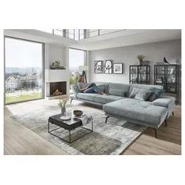 Ecksofa DIE PLANBAR "MP-IN20126 L-Form mit Kaltschaum-Polsterung", blau (ocean), B:328cm H:82cm T:190cm, 100% Polyester, Sofas, Ecksofa, mit Kopfteilverstellung, optional Sitztiefen- & Armteilverstellung