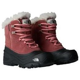 Winterstiefel The North Face "Y SHELLISTA V LACE WP", Damen, Gr. 35, braun (canyon dust), Leder, Schuhe Winterstiefel, Winterschuhe, Winterboots, Snowboots, wasserdicht