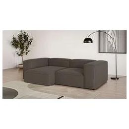 Ecksofa OTTO HOME "XL HAILY L-Form, Modularsofa extra tief, Sitztiefe 100/130 cm", braun, B:260cm H:72cm T:160cm, 100% Polyester, Sofas, Ecksofa, als Modul oder separat verwendbar, f&uuml;r individuelle Zusammenstellung