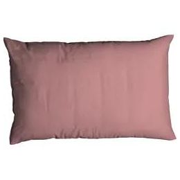 Kissenbezug CASATEX "Uni", rosa (altrosa), B:40cm L:80cm, Satin, Baumwolle, Kissenbez&uuml;ge, Kissenbezug, Uni Design, Rei&szlig;verschluss, tolle Farben
