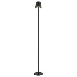 Globo LIGHTING LED Stehlampe "VANNIE", schwarz, &Oslash; 10,6cm H: 120cm, Leuchten, Stehleuchte/Wohnzimmer/Schlafzimmer/Flur, LED Stehlampe