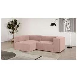 Ecksofa OTTO HOME "HAILY L-Form links/rechts, Modularsofa, Sitztiefe 70/130 cm", rot (coral), B:260cm H:72cm T:160cm, 100% Polyester, Sofas, Ecksofa, als Modul oder separat verwendbar, f&uuml;r individuelle Zusammenstellung