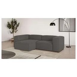 Ecksofa OTTO HOME "HAILY L-Form links/rechts, Modularsofa, Sitztiefe 70/130 cm", grau (dunkelgrau), B:260cm H:72cm T:160cm, 100% Polyester, Sofas, Ecksofa, als Modul oder separat verwendbar, f&uuml;r individuelle Zusammenstellung