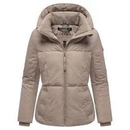 Winterjacke Navahoo "Fl&uuml;sterfee 14", Damen, Gr. XXXL(46), beige (taupe), Obermaterial: 100% Polyester. Innenfutter: 100% Polyester. Wattierung: 100% Polyester. &Auml;rmelfutter: 100% Polyester, gerade h&uuml;ftlang, hoch geschlossener Ausschnitt, &Auml;rmel ohne &Auml;rmelschlitz Rippstrickb&uuml;ndchen, Jacken Winterjacke, Winter Steppjacke mit Kapuze