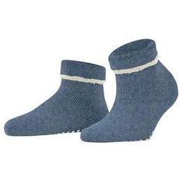 Haussocken Esprit "Cozy", Damen, Gr. 39-42, blau (light denim), Materialmix, unifarben, normal, Socken, mit verst&auml;rkten Belastungszonen atmungsaktiv, geruchshemmend