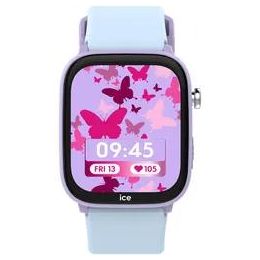 Ice Watch Smartwatch ICE-WATCH "ICE smart junior 3.0 - Find My - 1.75", bunt (hellblau, lila), Smartwatches, Kinder, Smartwatch, Armbanduhr, Kinderuhr, Silikonarmband, Bluetooth, Geschenkidee,digital